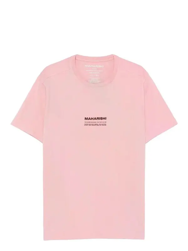 MAHARISHI 1453 Less Dangerous T-shirt - Pink