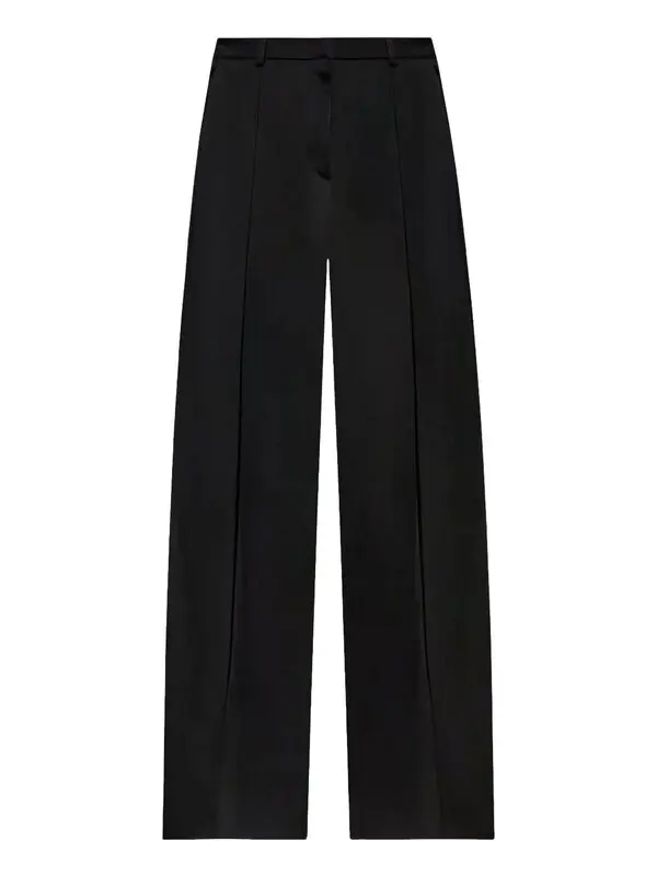 Balmain Wide-leg Trousers - Black