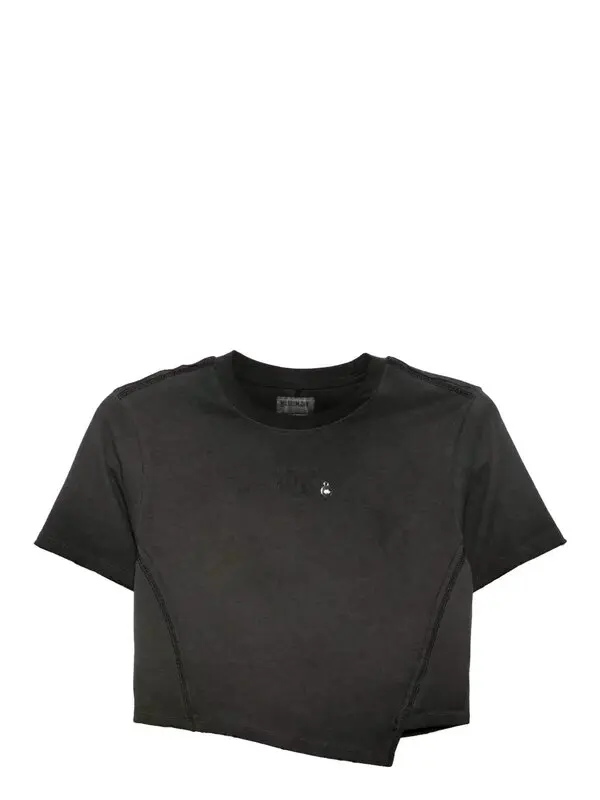 MUSIUM DIV. Cropped T-shirt - Black