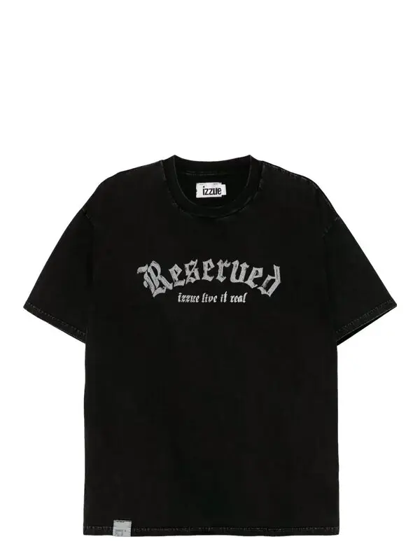 Izzue Printed T-shirt - Black