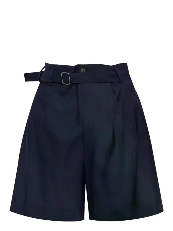 Jacquemus Pleated Belted Shorts - Blue