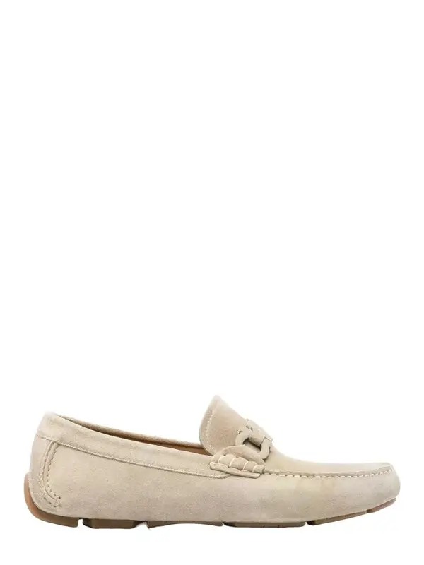 FERRAGAMO Gancini Loafers - Neutrals