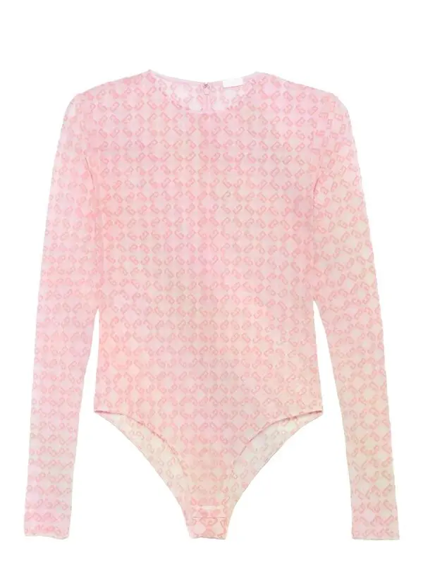 Givenchy 4g-jacquard Bodysuit - Pink