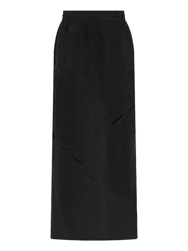 Y3 Asymmetric-panel Maxi Skirt - Black