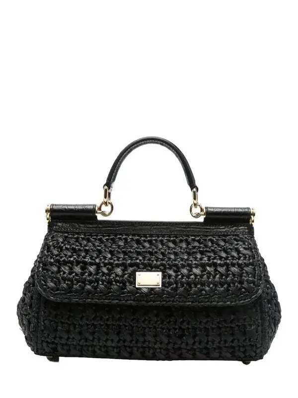 Dolce & Gabbana Elongated Sicily Tote - Black