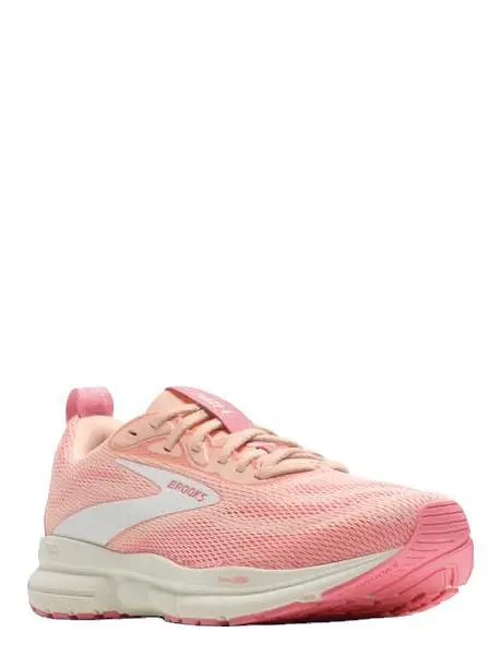 Brooks Trace 4 Running Shoe - Tropical Peach/dianthus/grey