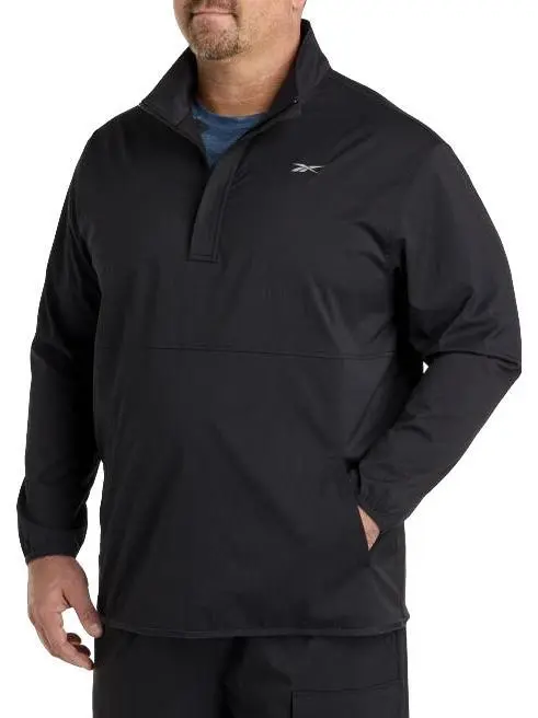 REEBOK Big & Tall Performance Track Jacket - Black