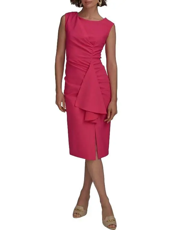 Donna Karan New York Side Ruched Sleeveless Minidress - Audacious