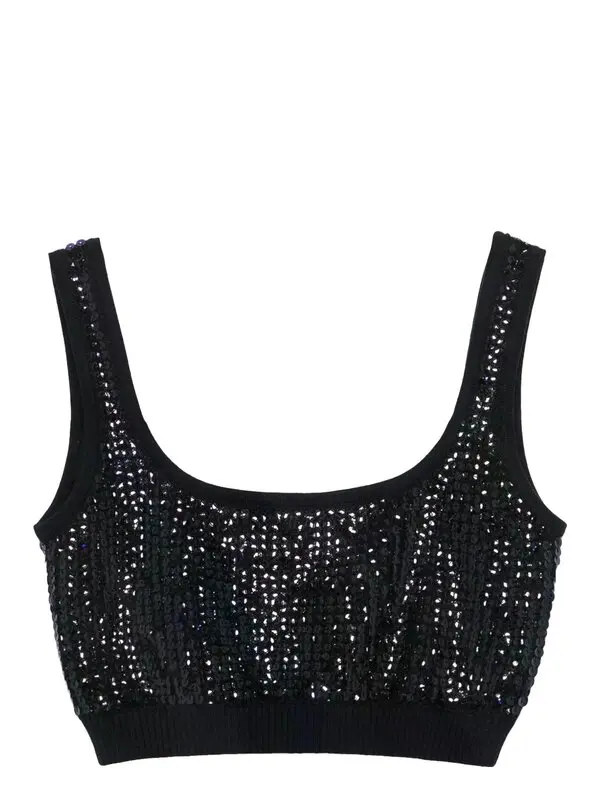 P.a.r.o.s.h Sequin-embellished Bralette - Blue