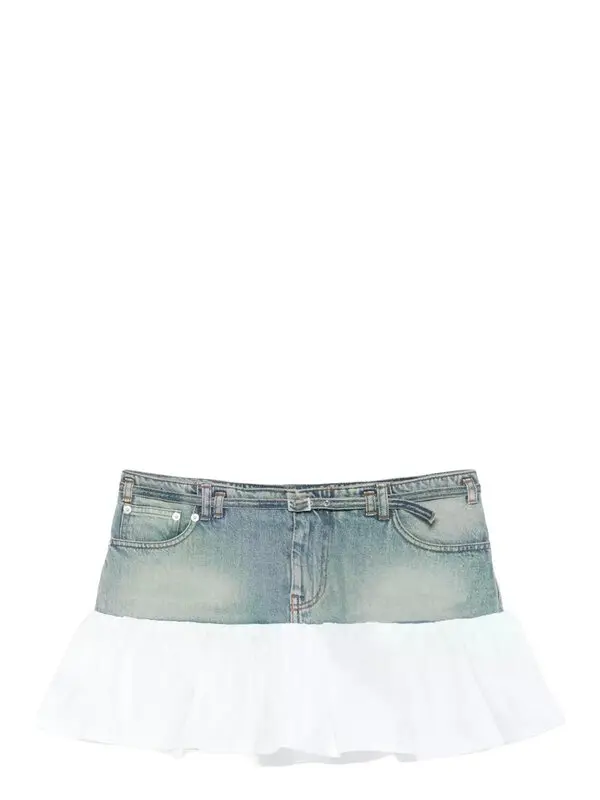 Gimaguas Panelled Mini Skirt - Blue