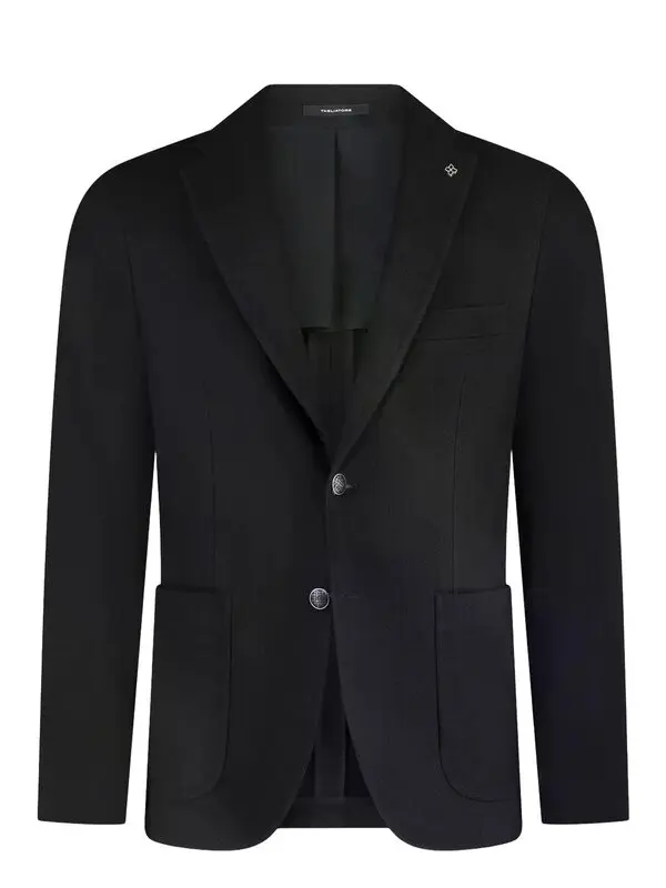 Tagliatore Cotton Blazer - Black