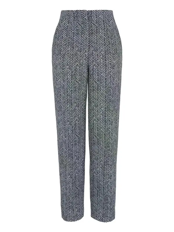 Giorgio Armani High-waisted Trousers - Blue
