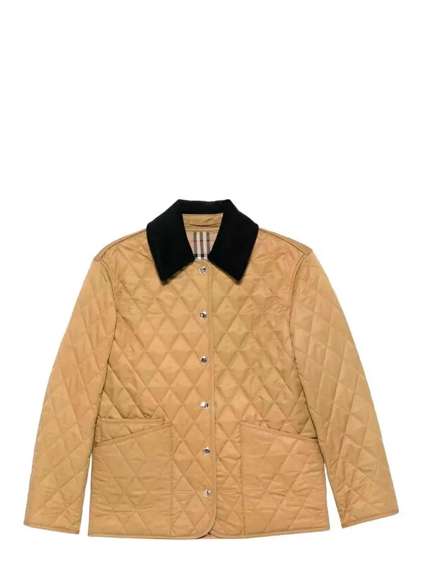 Burberry Quilted Jacket - Brown