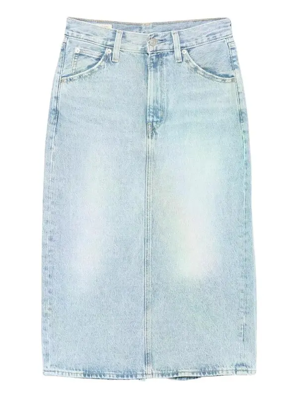 LEVI'S High-rise Midi Skirt - Blue