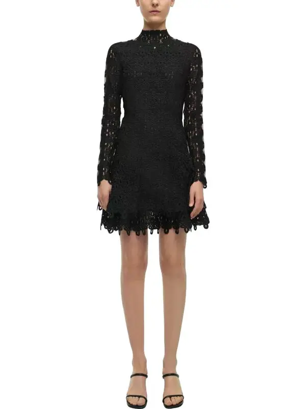 Simkhai Lace Mini Dress - Black