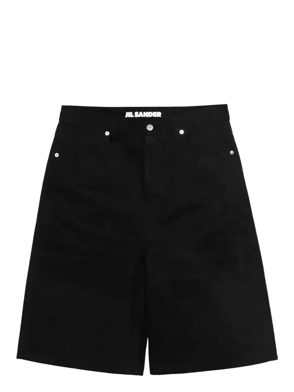 JIL SANDER Denim Shorts - Black