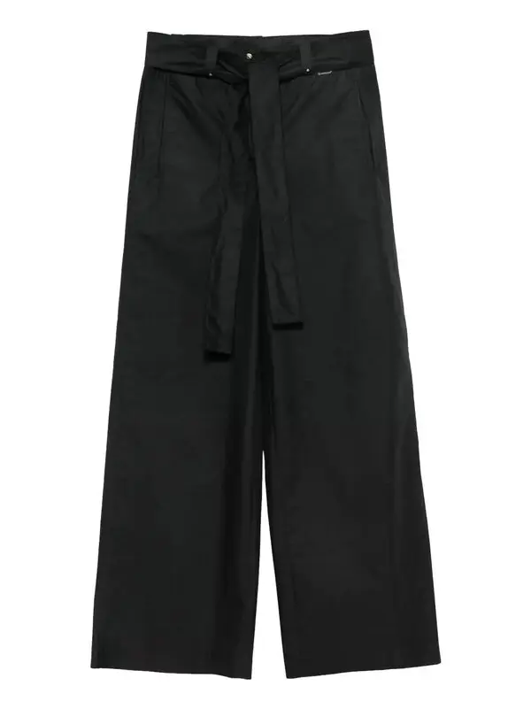 Moncler Tied-waist Trousers - Black