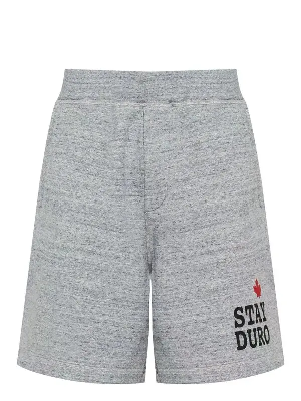 Dsquared2 Logo-print Athletic Shorts - Grey