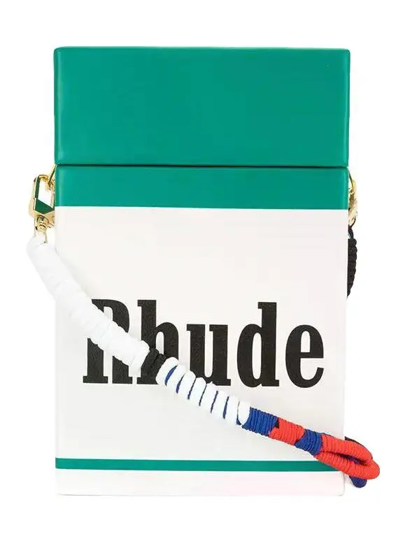 Rhude Logo-print Crossbody Bag - Green