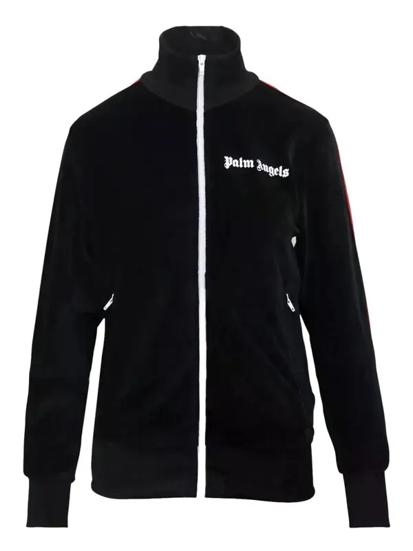 Palm Angels Logo-print Track Jacket - Black