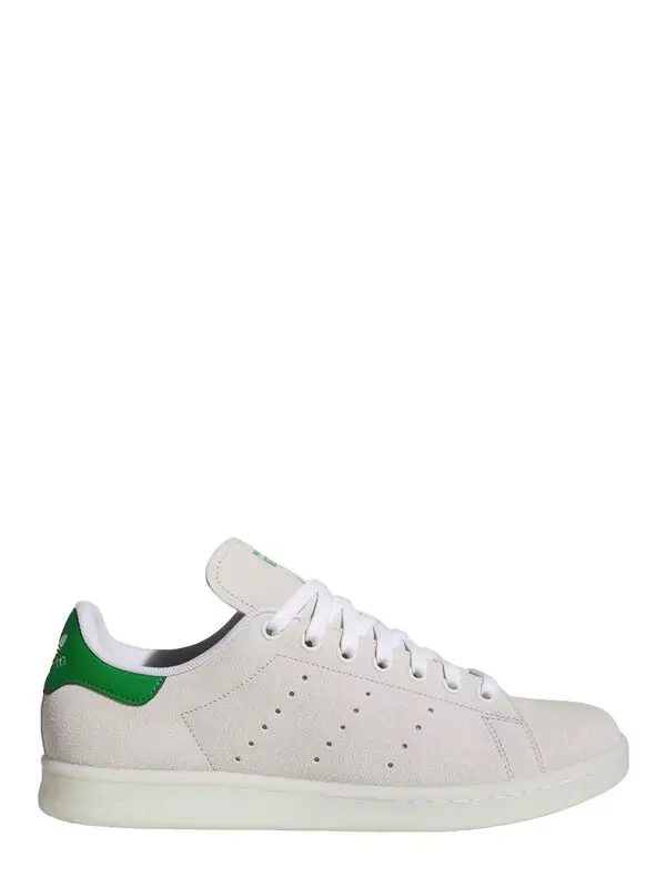 Adidas Stan Smith Suede Sneakers - Cloud White/green