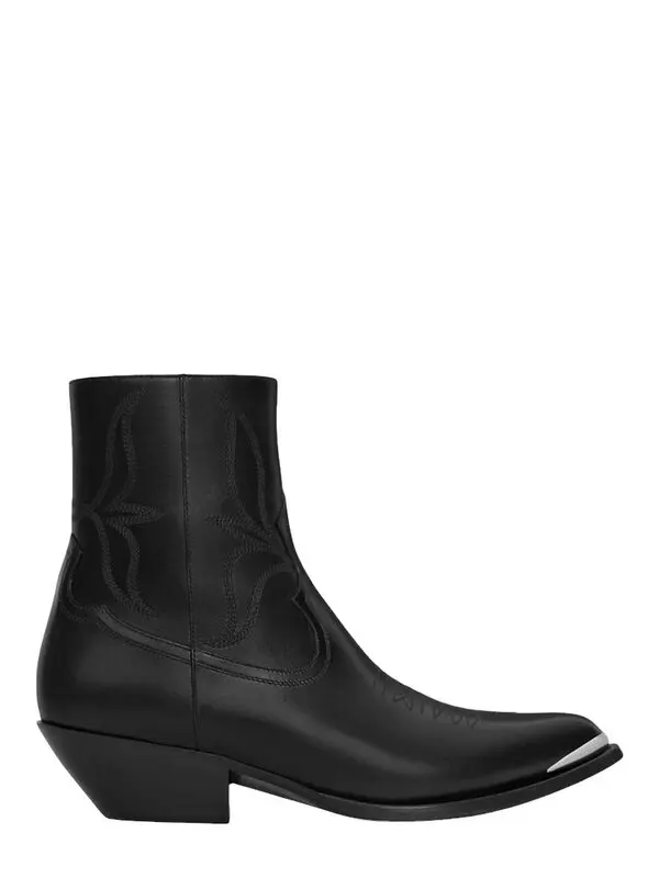 Celine Leon Zipped Boot - Black