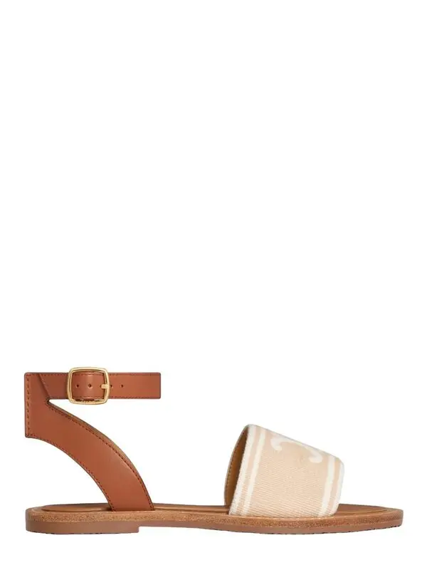 Celine Lympia Sandal - Beige/tan