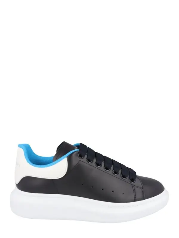 Alexander McQueen Larry Oversized Sneakers - Navy Blue/white
