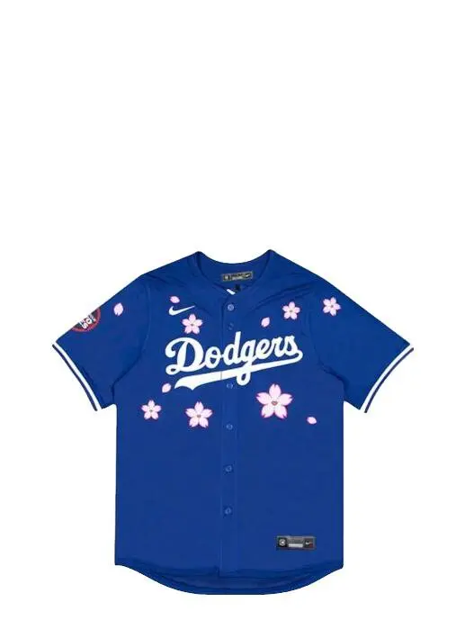 Nike X Takashi Murakami Dodgers Tokyo Away Jersey - Blue