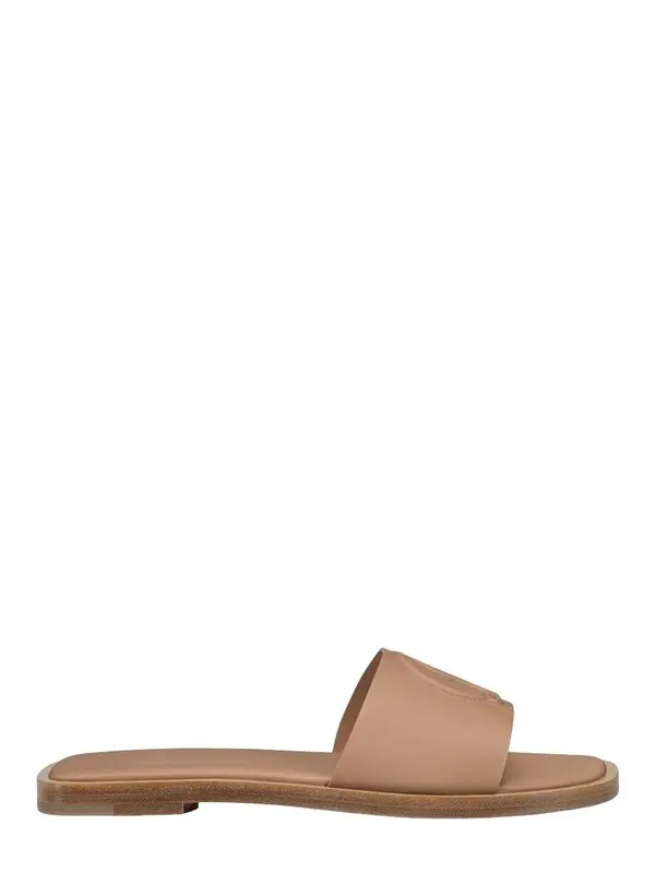 CHRISTIAN LOUBOUTIN Lin Mule Sandal - Leche/lin Leche