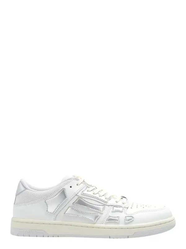 Amiri Skel Top Low Sneakers - White/silver