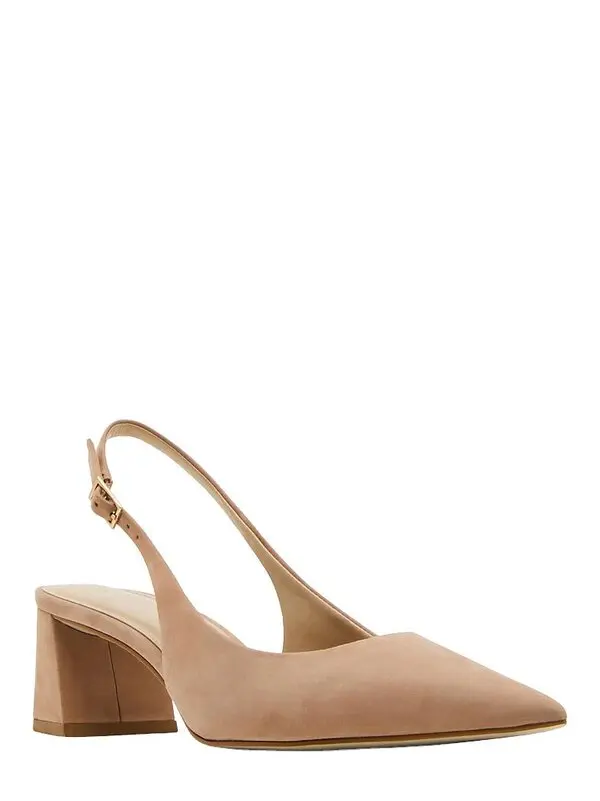 Steve Madden Robyn Slingback Pumps - Tan Nubuck