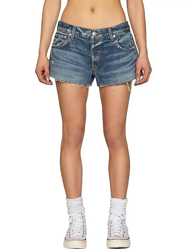 EB DENIM Low Rise Denim Shorts - Tommy