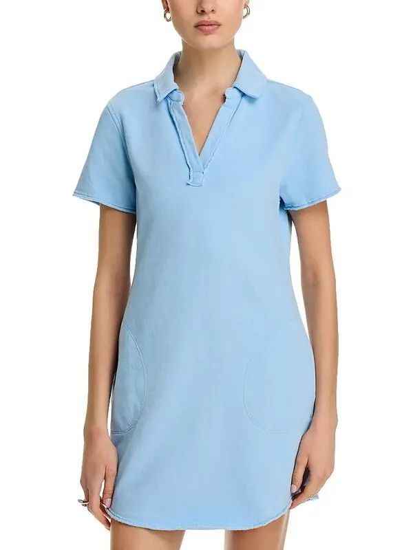 Tommy Bahama Marina Del Mar Mini Shirt Dress - Chambray Blue