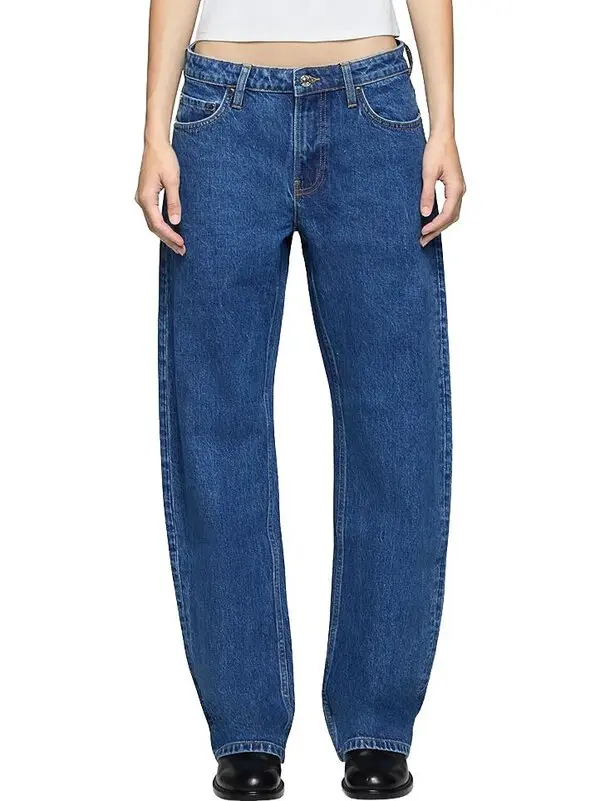 EB DENIM Alida High-rise Bowed Leg Jeans - Lenox