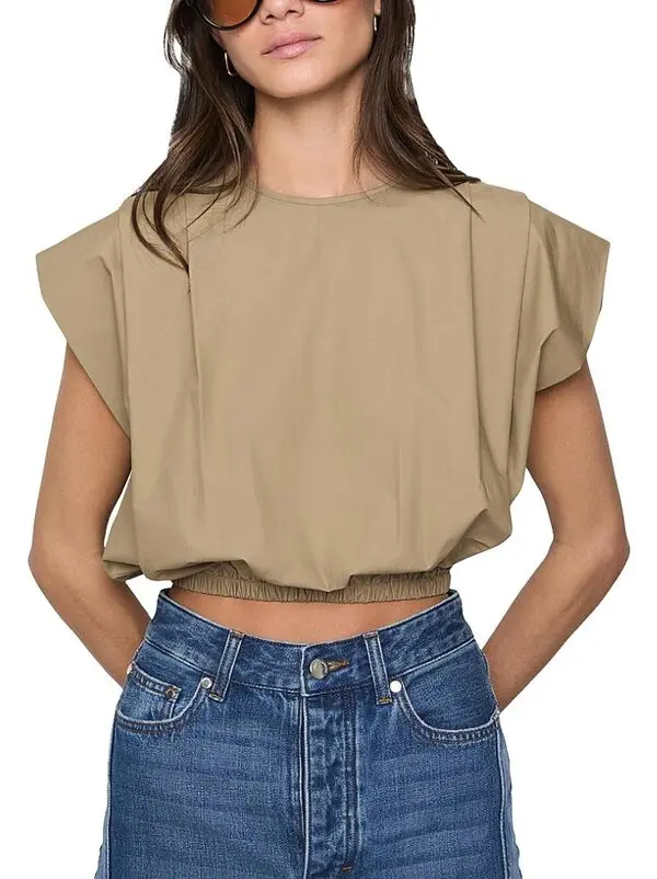 Rebecca Minkoff Holly Sleeveless Top - Brown