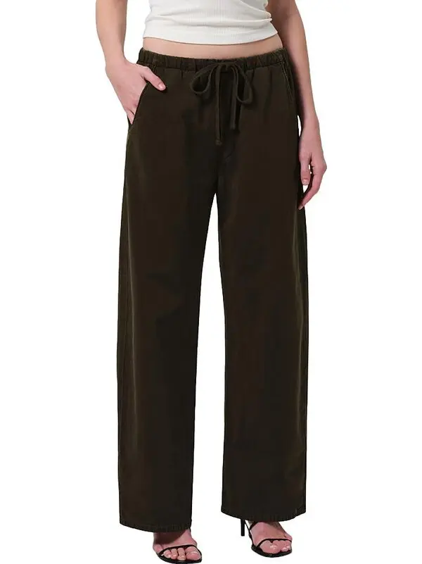 Citizens Of Humanity Ayla Pull On Pants - Dark Olive