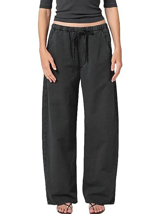 Citizens Of Humanity Ayla Pull-on Pants - Washed Black