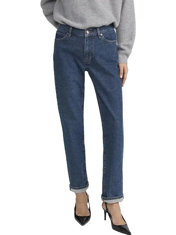 FRAME The Borrowed High-rise Ankle Jeans - Written