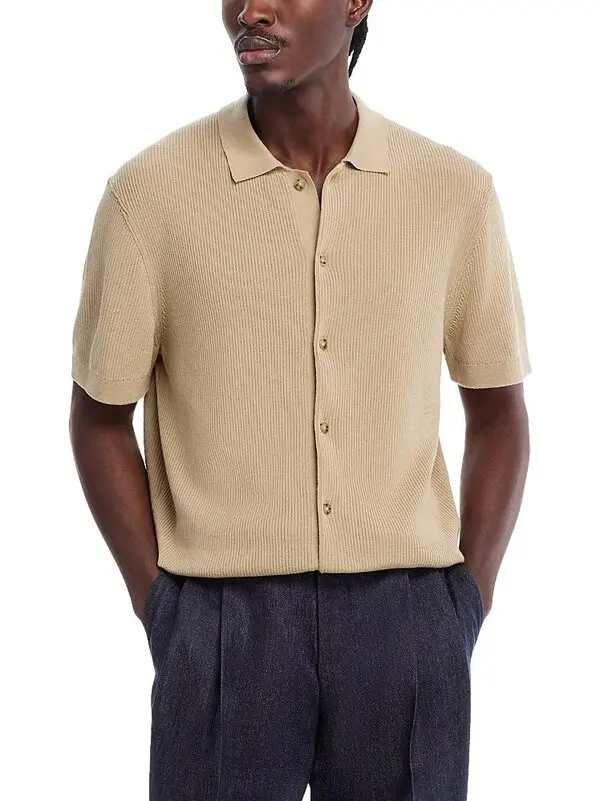 BOSS Buno Button Polo - Light Beige