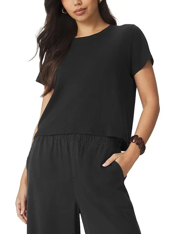 Splendid Louisa Short Sleeve Tee - Black