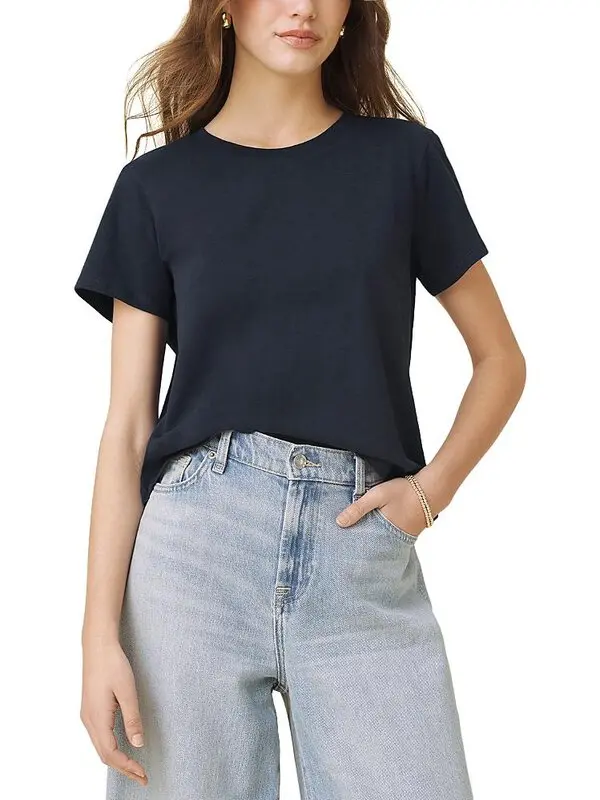 Splendid Louisa Short Sleeve Tee - Navy