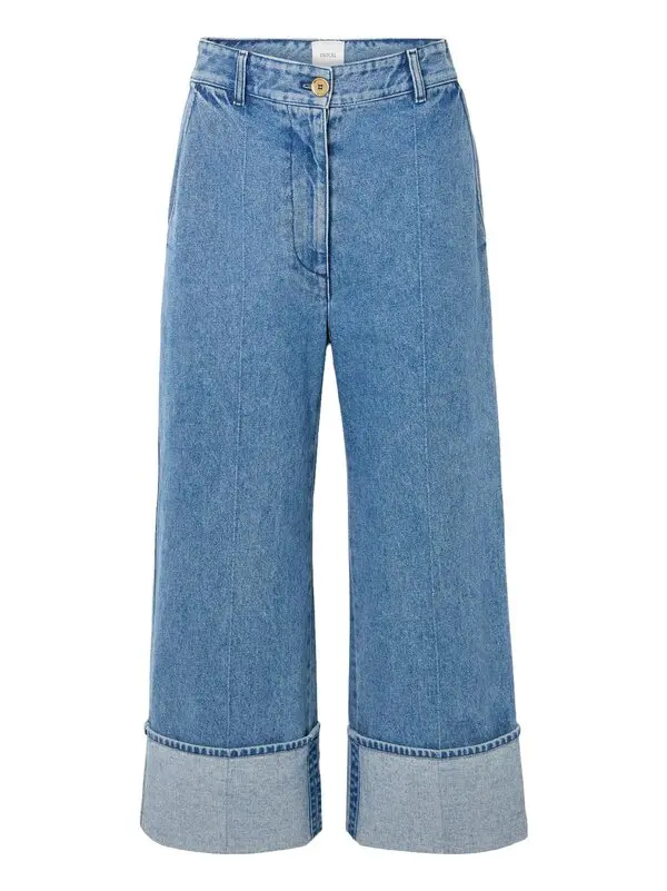 PATOU Iconic High-rise Jeans - Blue