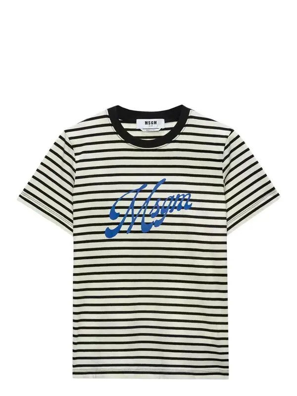 MSGM Logo-print T-shirt - Black