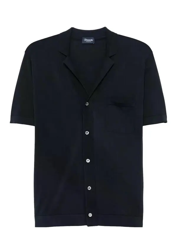 DRUMOHR Ribbed Shirt - Blue