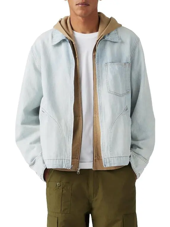 LEVI'S Lightweight Denim Mechanic's Jacket - Low Light Rain