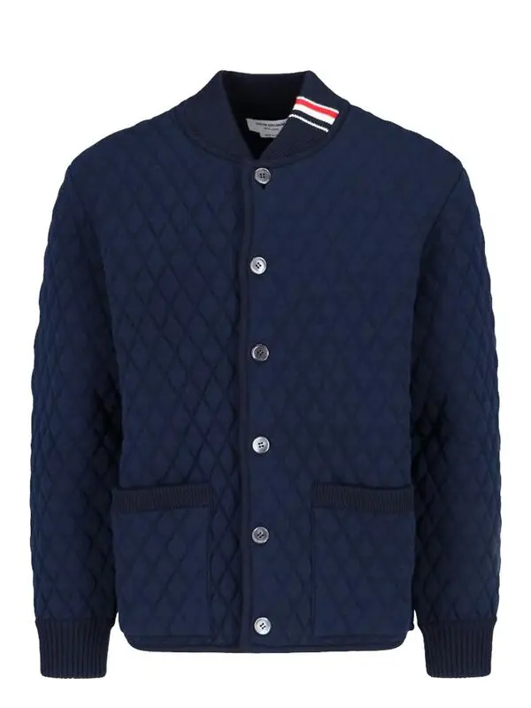 Thom Browne Quilted Jacket - Blue