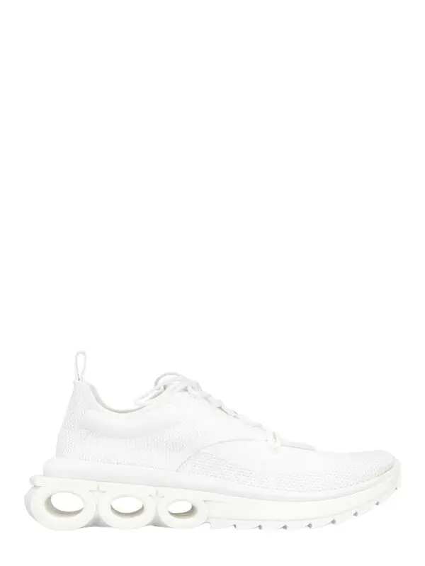 FERRAGAMO Fabric Low-top Sneakers - White