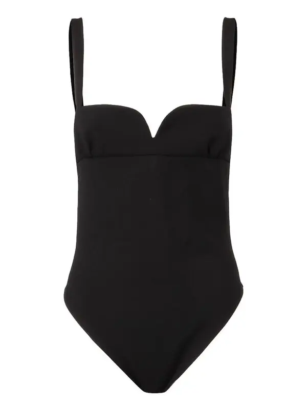 Magda Butrym Wool Bodysuit - Black
