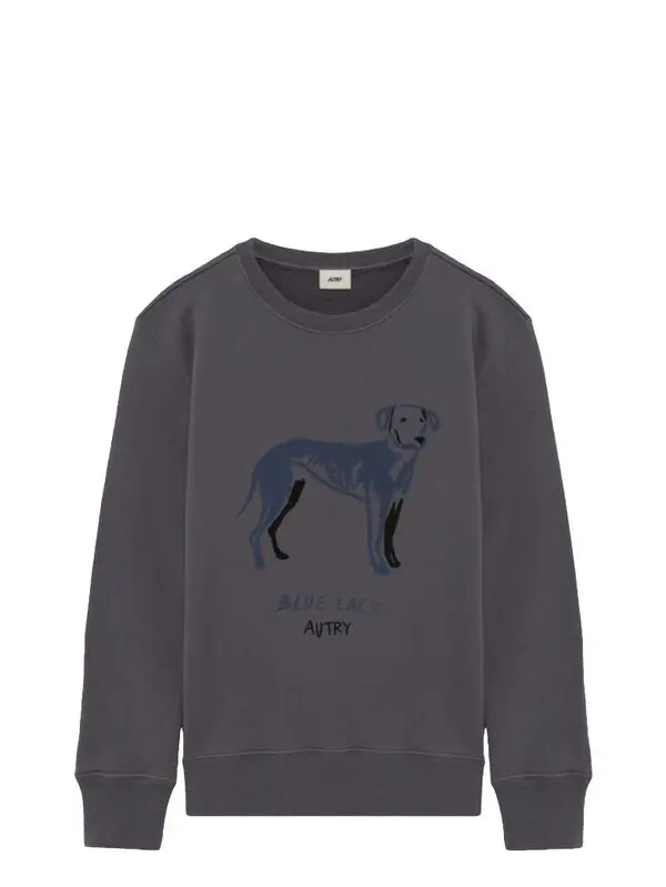 AUTRY Lacy Long Sleeve Sweatshirt - Jersey Stone